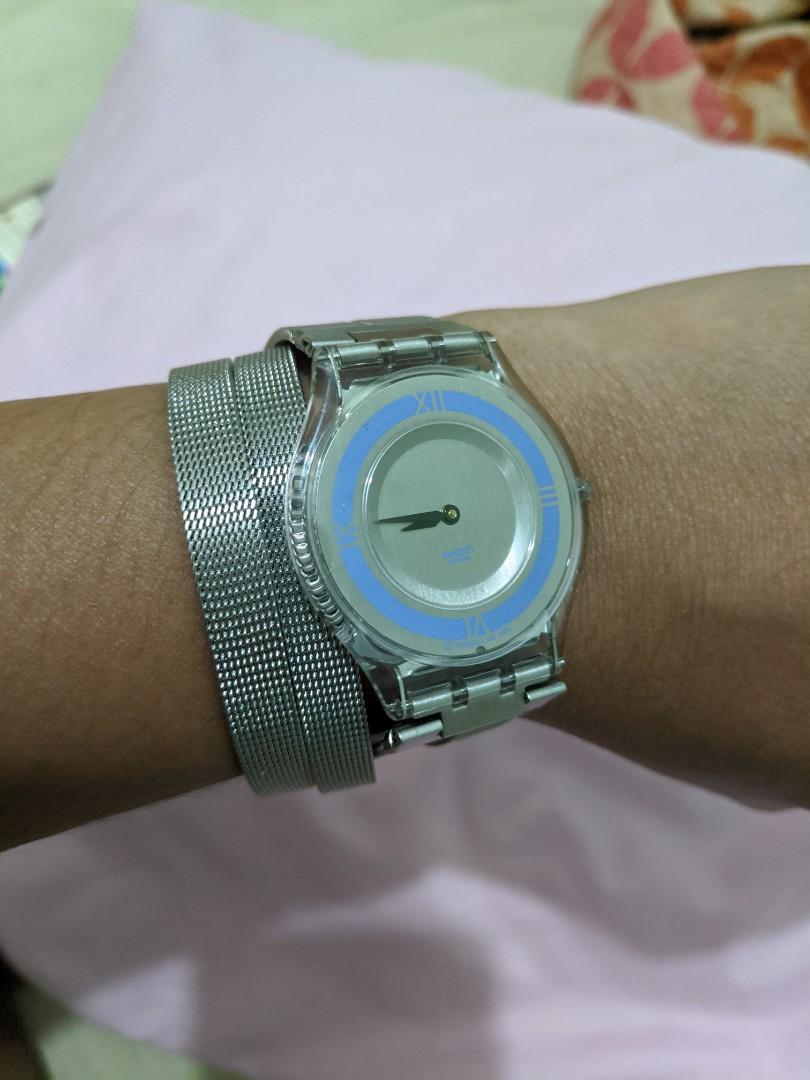 Swatch Skin Long Strap, Women's Fashion, Watches & Accessories, Watches ...