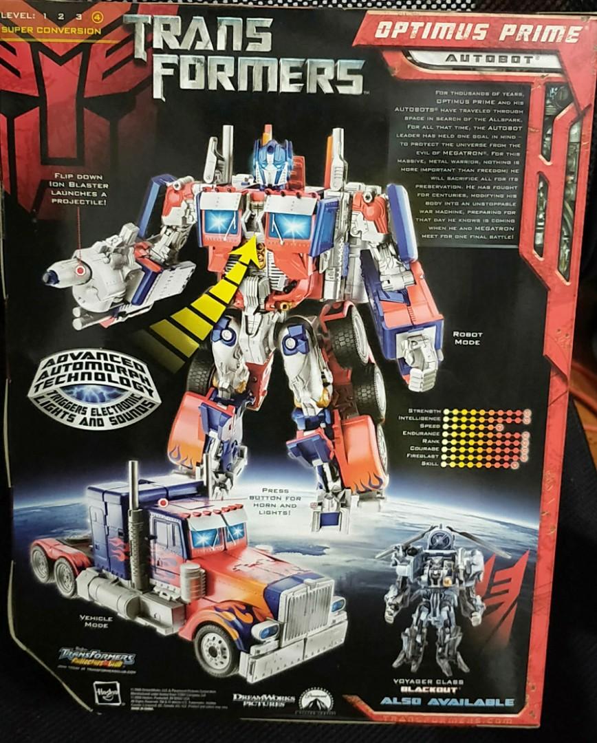 Transformers Optimus Prime Autobot, Hobbies & Toys, Toys & Games on ...