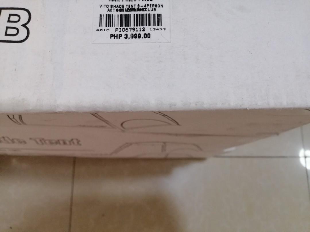 VITO shade tent, Sports Equipment, Hiking & Camping on Carousell