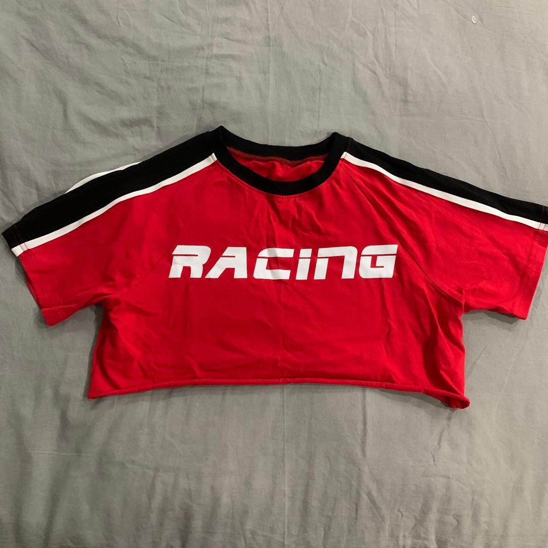 WTS NEW y2k Red RACING Crop Top, Women's Fashion, Tops, Sleeveless on ...