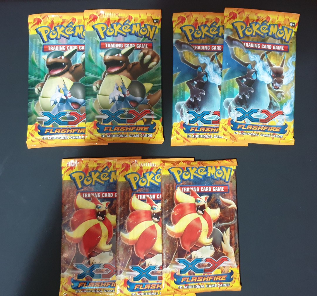XY Flashfire Loose Booster Packs, Hobbies & Toys, Toys & Games on Carousell