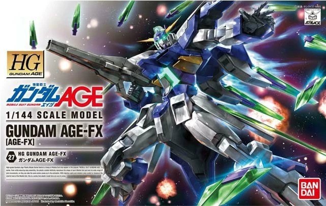 1/144 HG AGE Gundam AGE-FX 高達/最終形態, 興趣及遊戲, 玩具 & 遊戲類 - Carousell