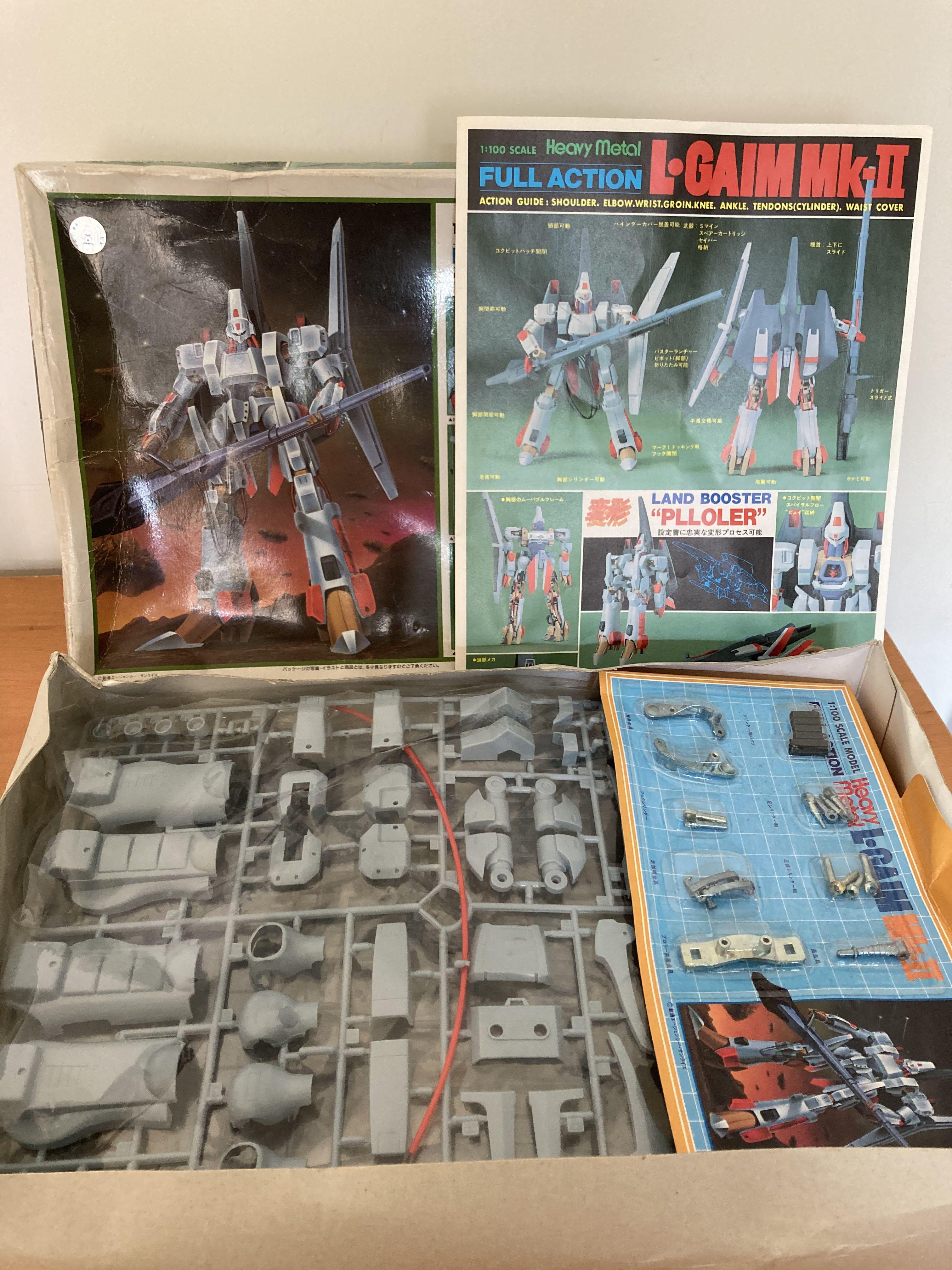 全新 舊版 重戰機 Heavy Metal 1:100 L.Gaim Mark 2 Full Action 可變模型, 興趣及遊戲, 玩具 ...