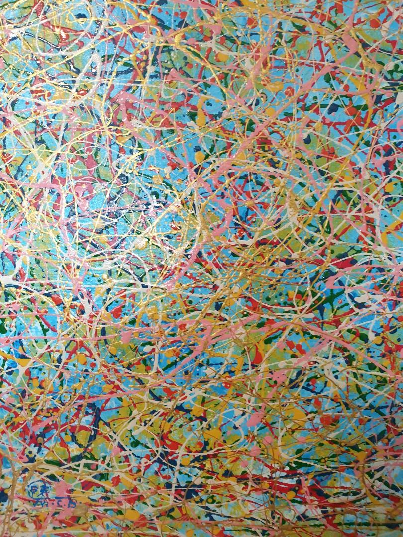 Artistic Modern Canvas Oil Painting - Singapore Artist Tan Chong Bin ...