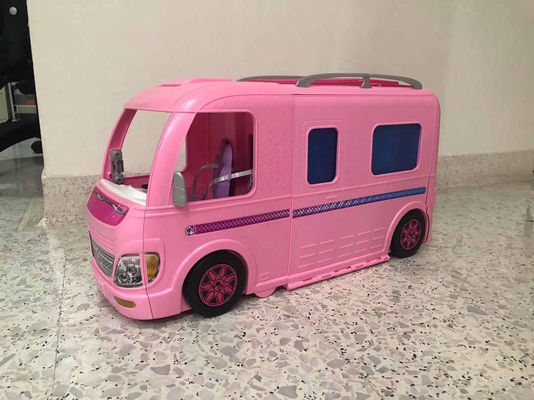 Barbie caravan, Babies & Kids, Toys & Walkers on Carousell