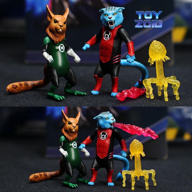 B’dg, Dex-Starr & Despotellis DC Universe Classics Green Red Lantern ...