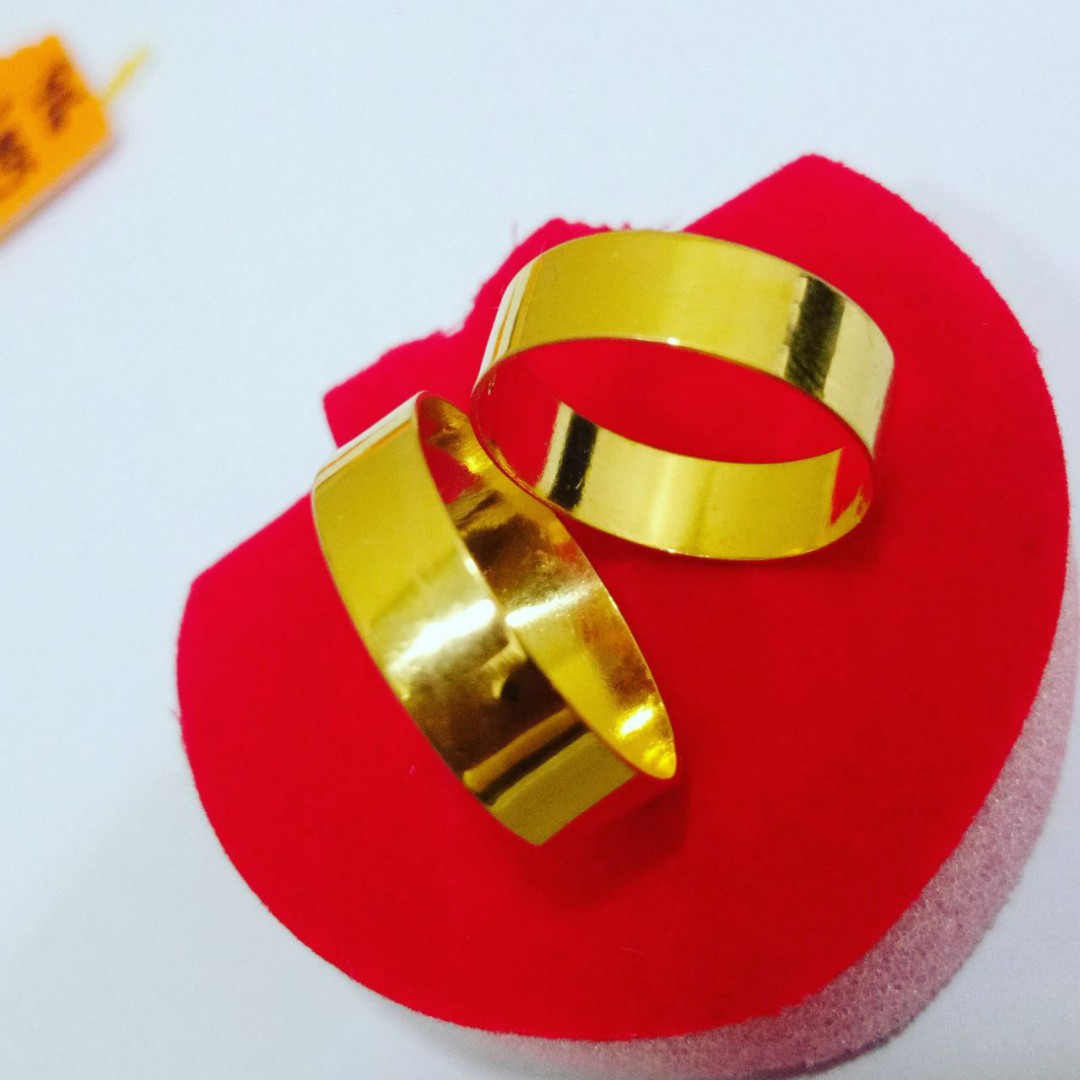Cincin emas plain store