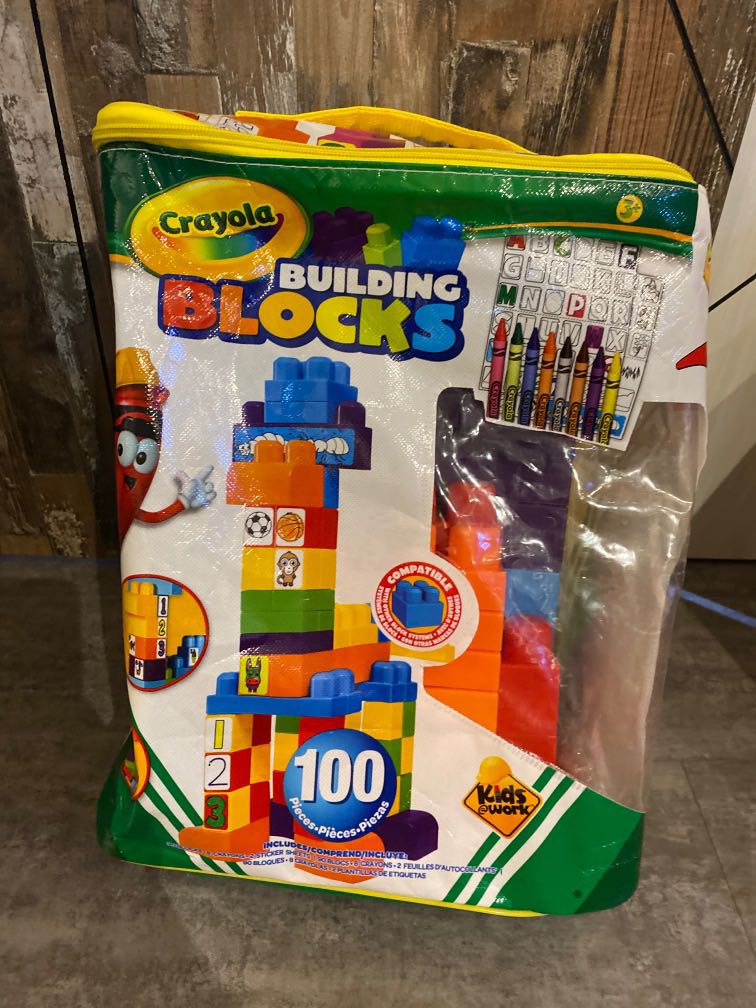 Crayola building blocks, Hobbies & Toys, Toys & Games on Carousell
