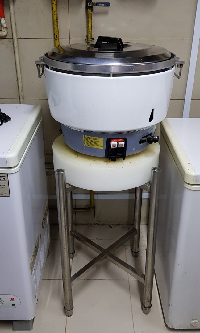 COMMERCIAL Gas Rice Cooker 10 litre., TV & Home Appliances, Kitchen ...