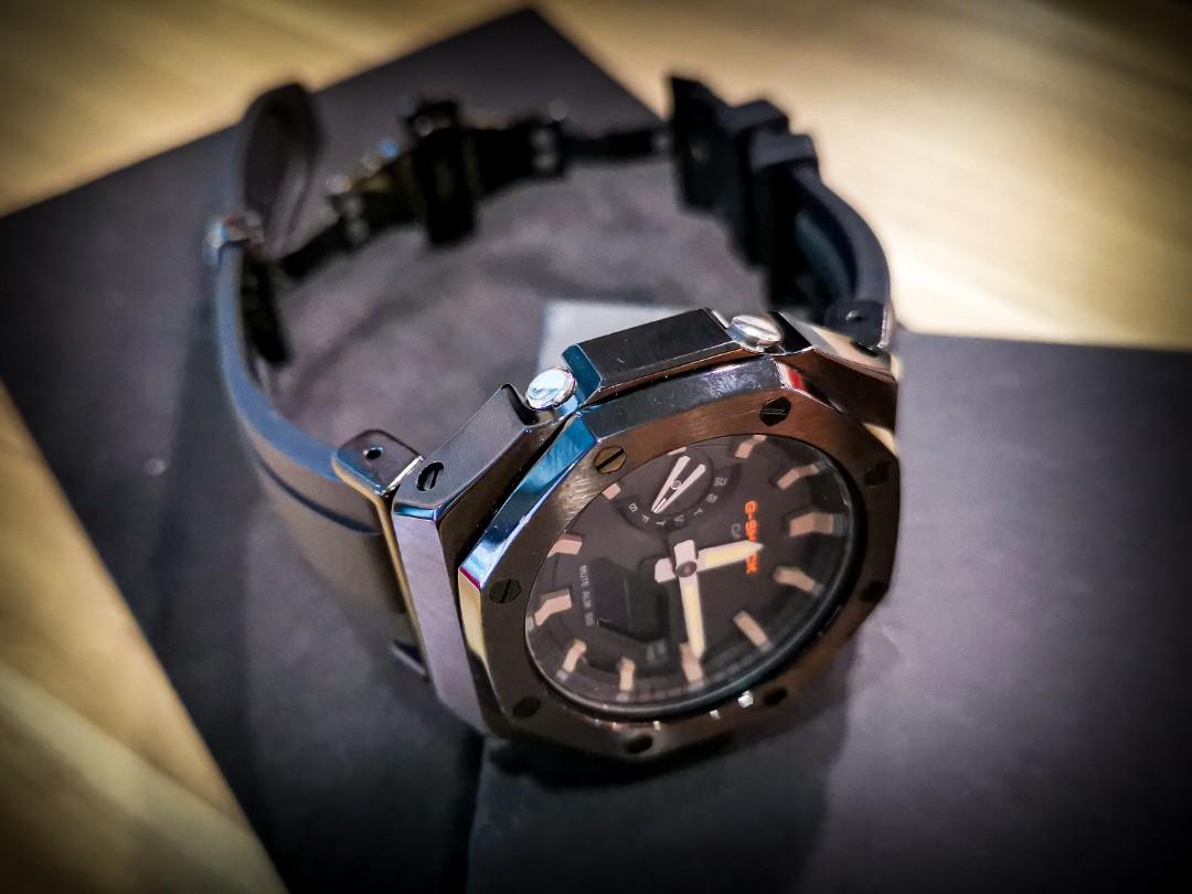 G-Shock Custom Strap Mods (Deployment Buckle Clasp) GA-2100 GA-2110 GW ...