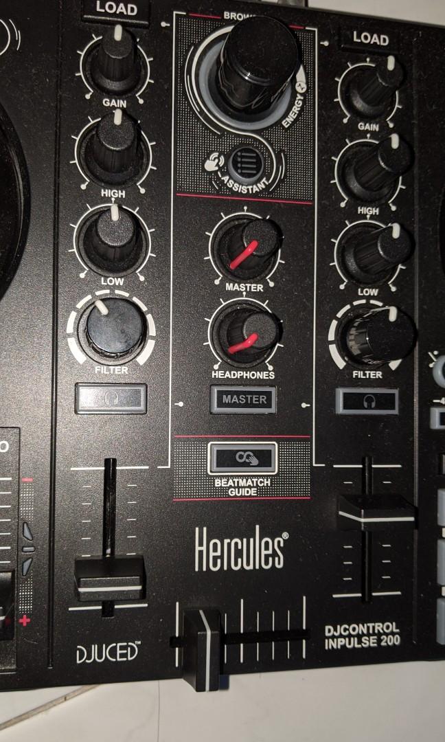 Hercules DJ Control Impulse 200, Hobbies & Toys, Music & Media, Music ...