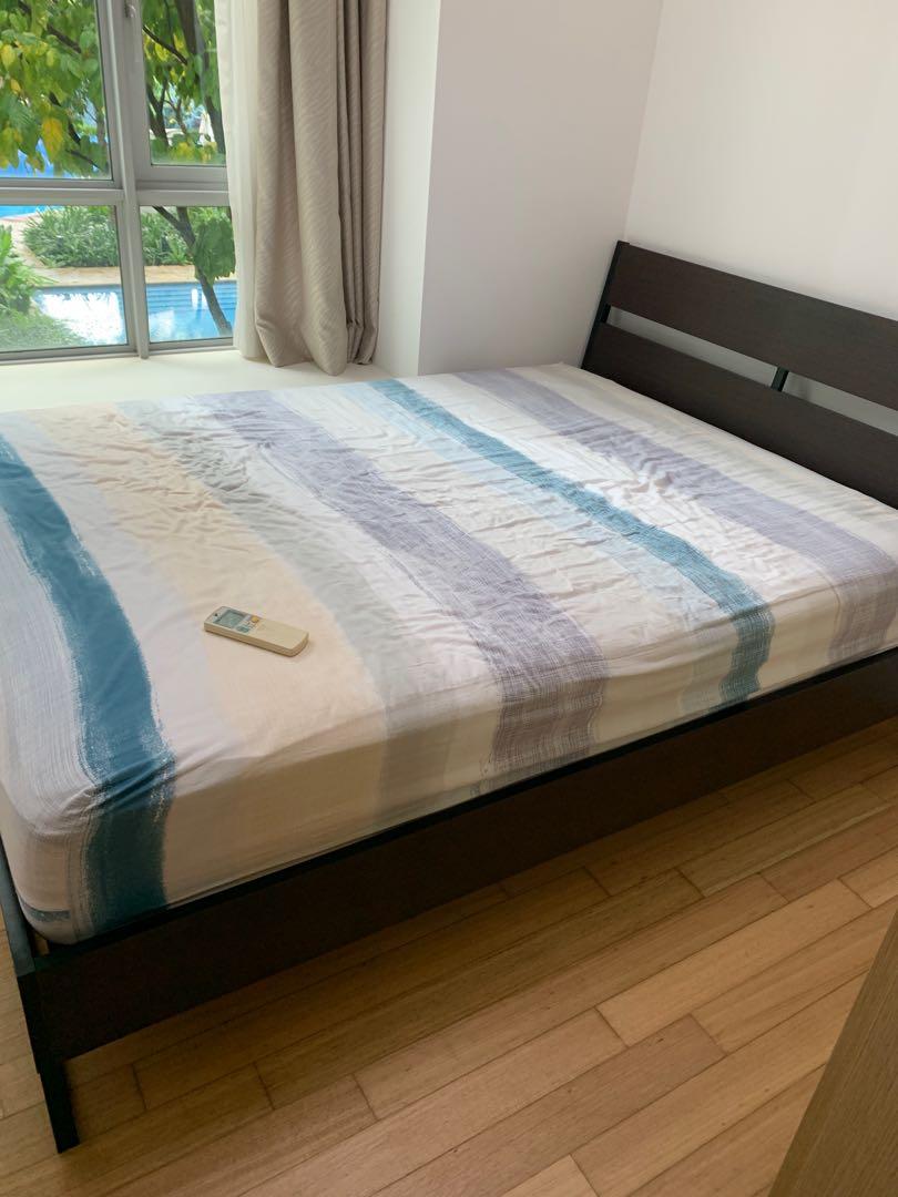 IKEA trysil with Lonset Slats( queen sized), Furniture & Home Living ...