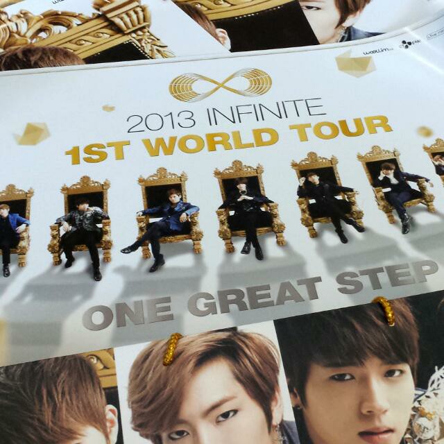 INFINITE 1st World Tour Poster Set, Hobbies & Toys, Memorabilia ...
