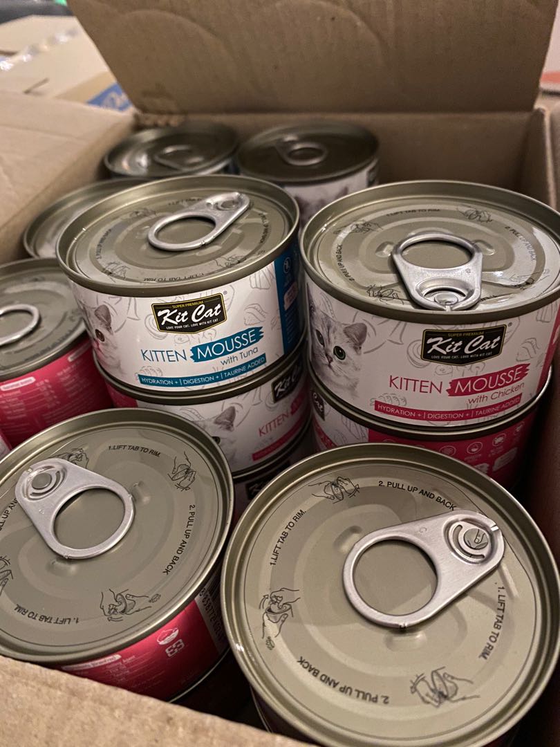 Kit Cat Kitten Mousse, Pet Supplies, Pet Food on Carousell