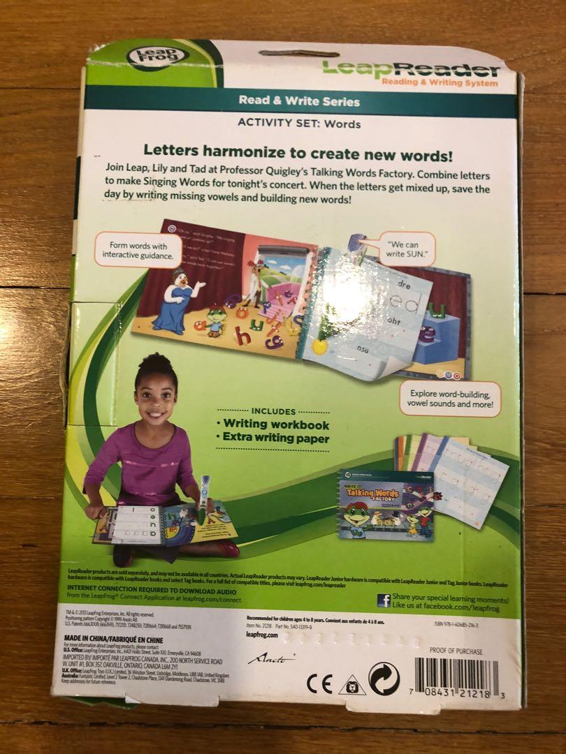 LeapReader Reading & Writing system, Hobbies & Toys, Books & Magazines ...