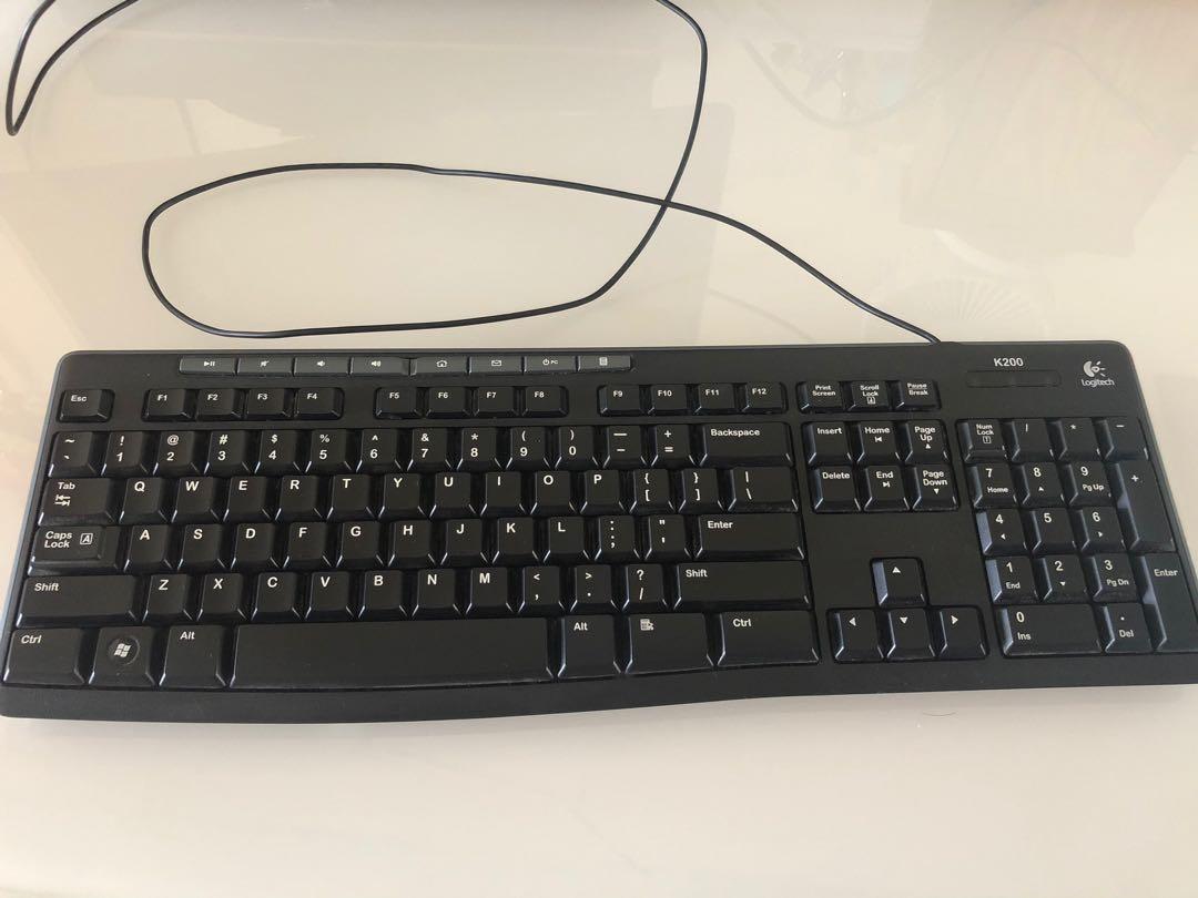 Logitech K200 keyboard & mouse, Computers & Tech, Parts & Accessories ...