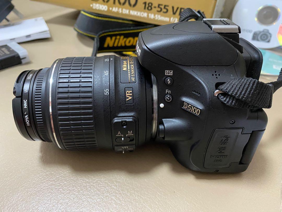 Nikon D5100 18-55 VR kit (full set) 相機, 攝影器材, 鏡頭及裝備 - Carousell