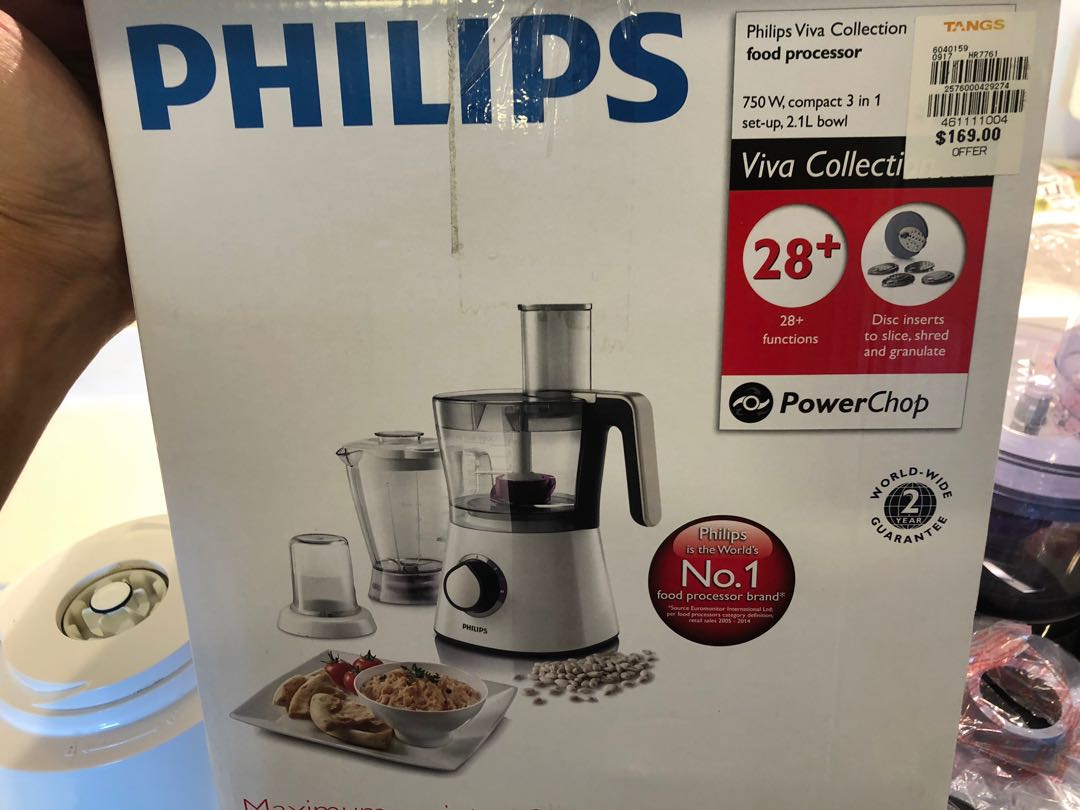 Philips food processor blender chopper, TV & Home Appliances, Kitchen ...