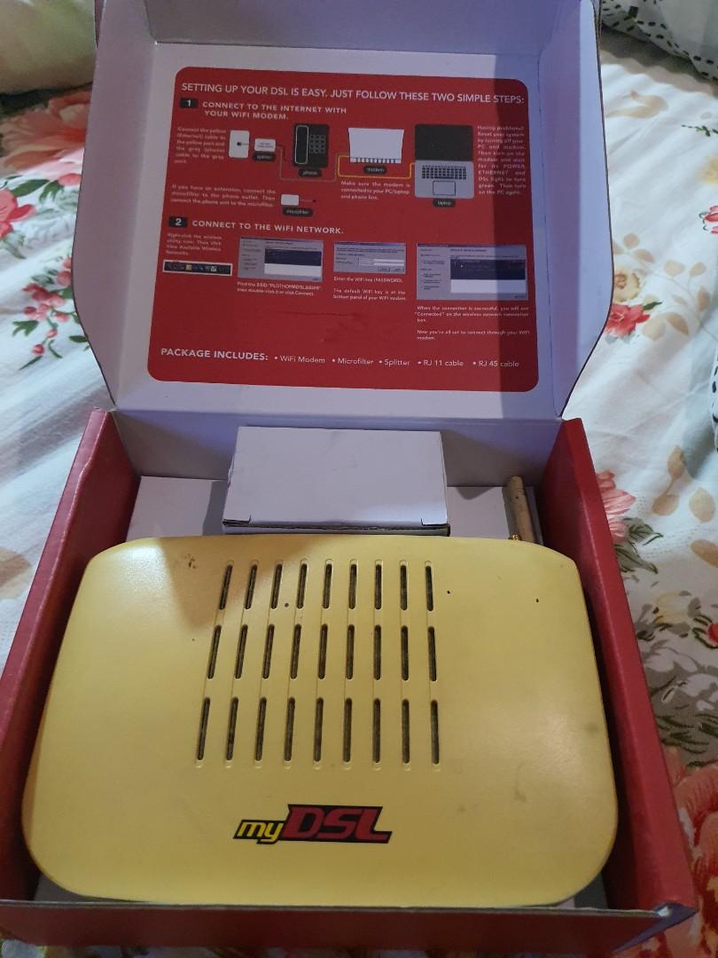 Pldt Dsl and globe broadband routers, Computers & Tech, Parts ...