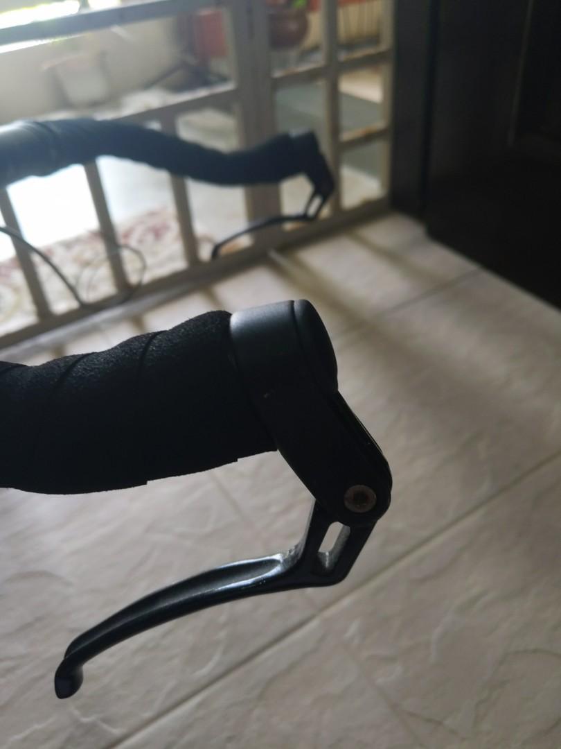 Profile Design Bullhorn Handlebar and Brake Levers, Sports Equipment ...