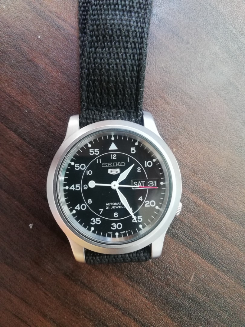 Seiko Flieger SNK809, Men's Fashion, Watches & Accessories, Watches on ...