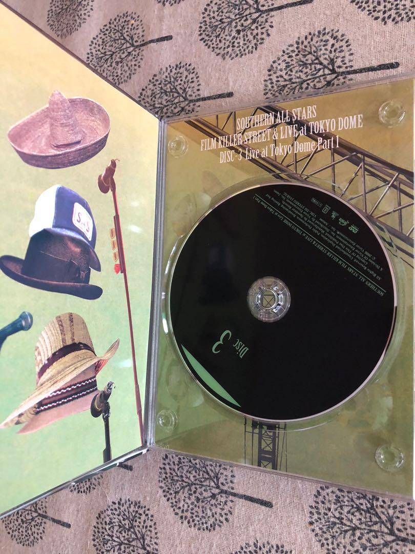 SOUTHERN ALL STARS FILM KILLER STREET & LIVE at TOKYO DOME 日版DVD set (初 ...
