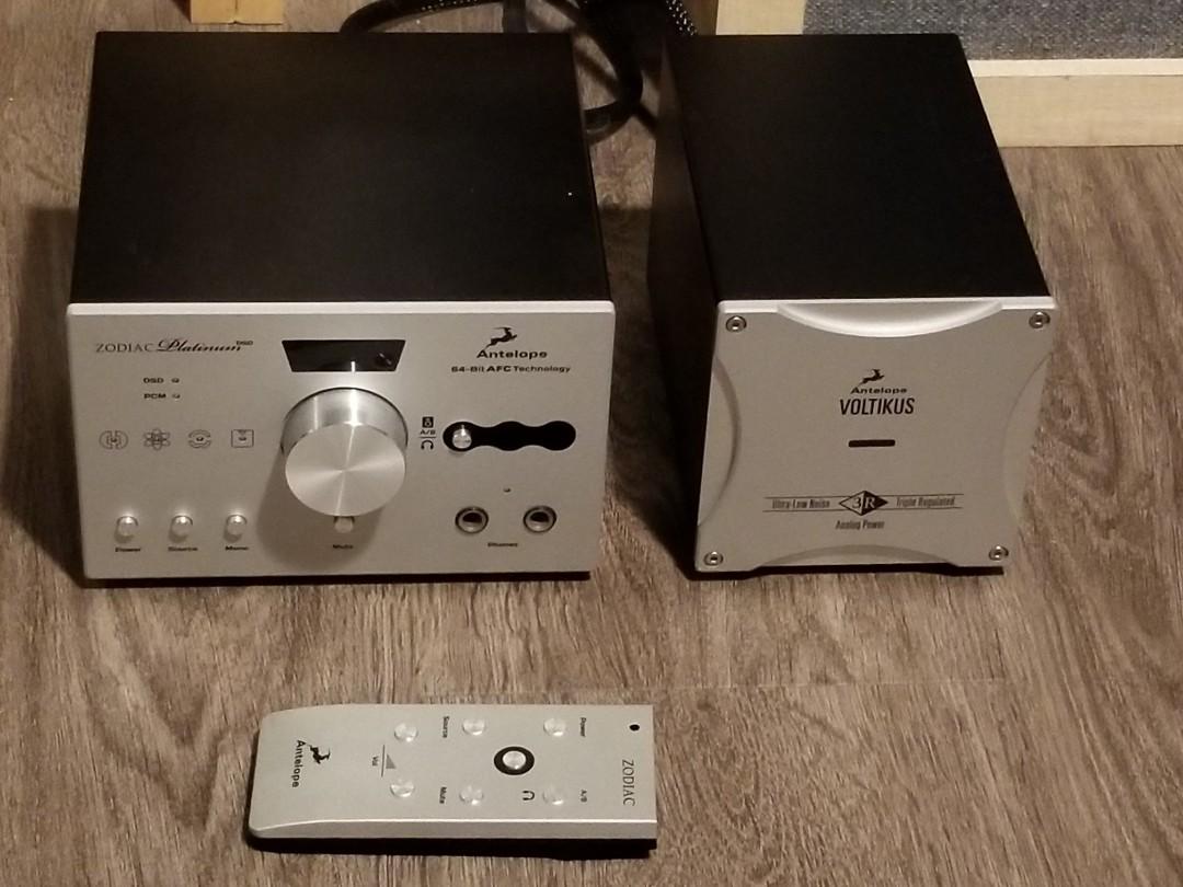 Stereophile Class A+ rated Antelope Zodiac Platinum DAC / Headphone Amp ...
