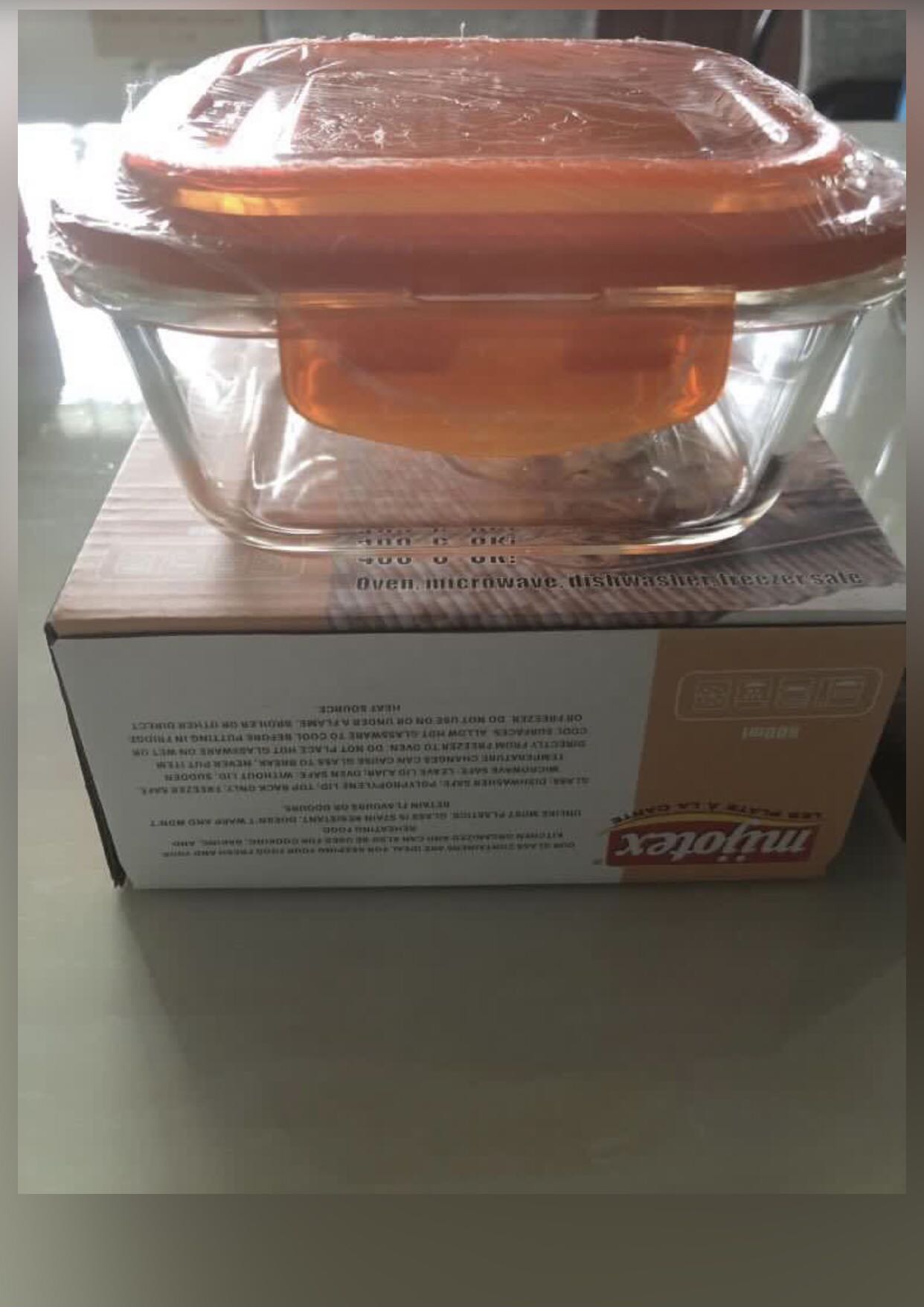 Thick glass Tupperware, Furniture & Home Living, Kitchenware ...