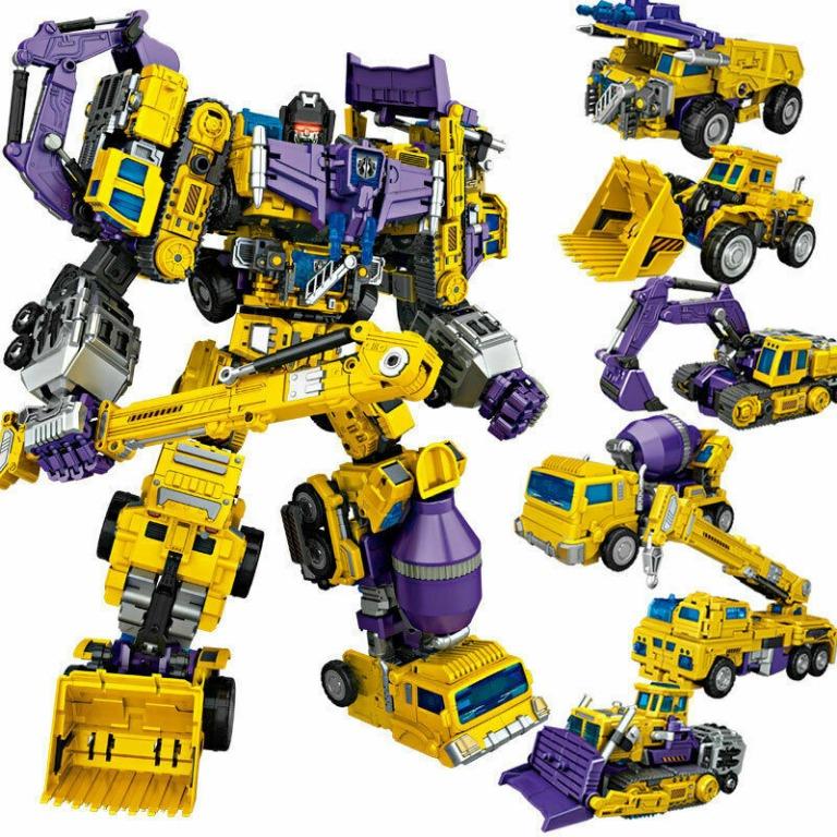 Transformers NBK Decepticons Constructicons Devastator Robot Action ...