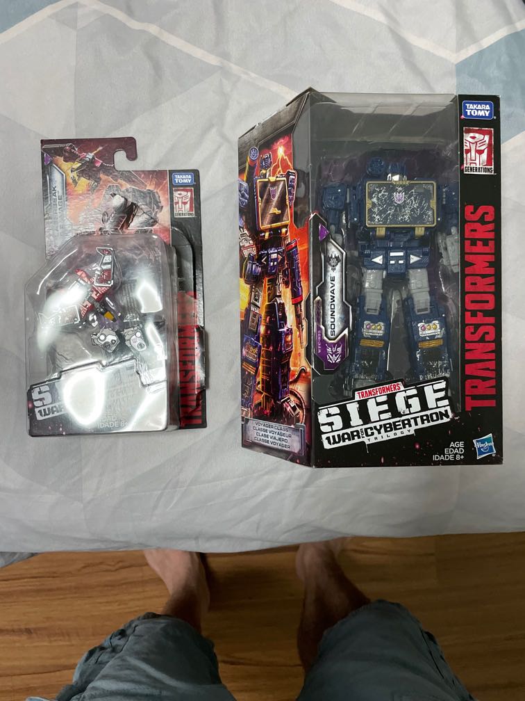 Transformers WFC SIEGE Soundwave + Ravage/Laserbeak, Hobbies & Toys ...