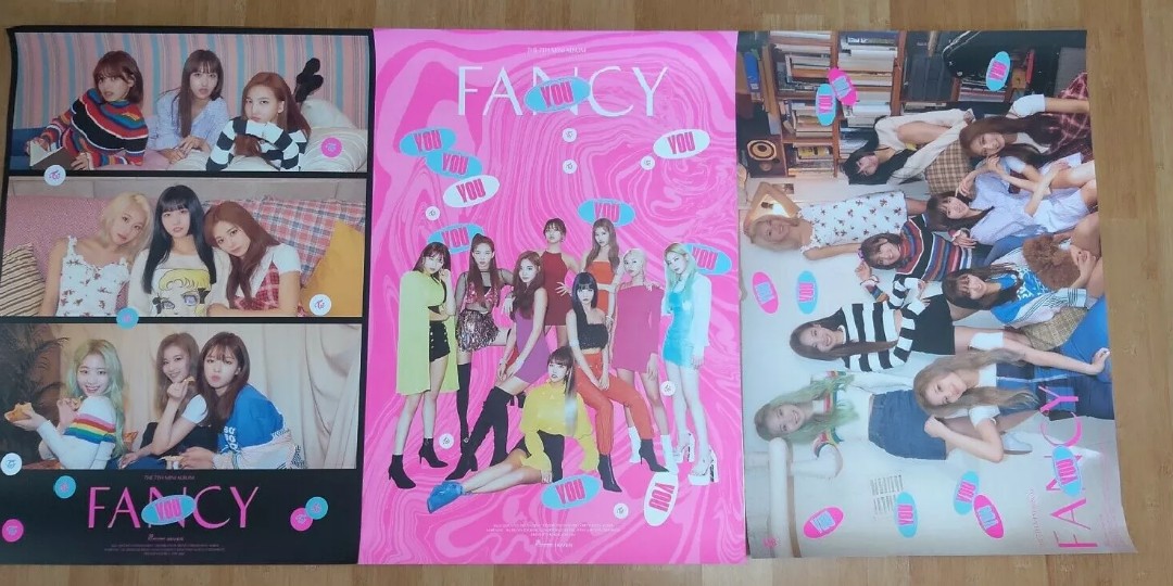 TWICE Fancy You Official Poster Set, Hobbies & Toys, Memorabilia ...