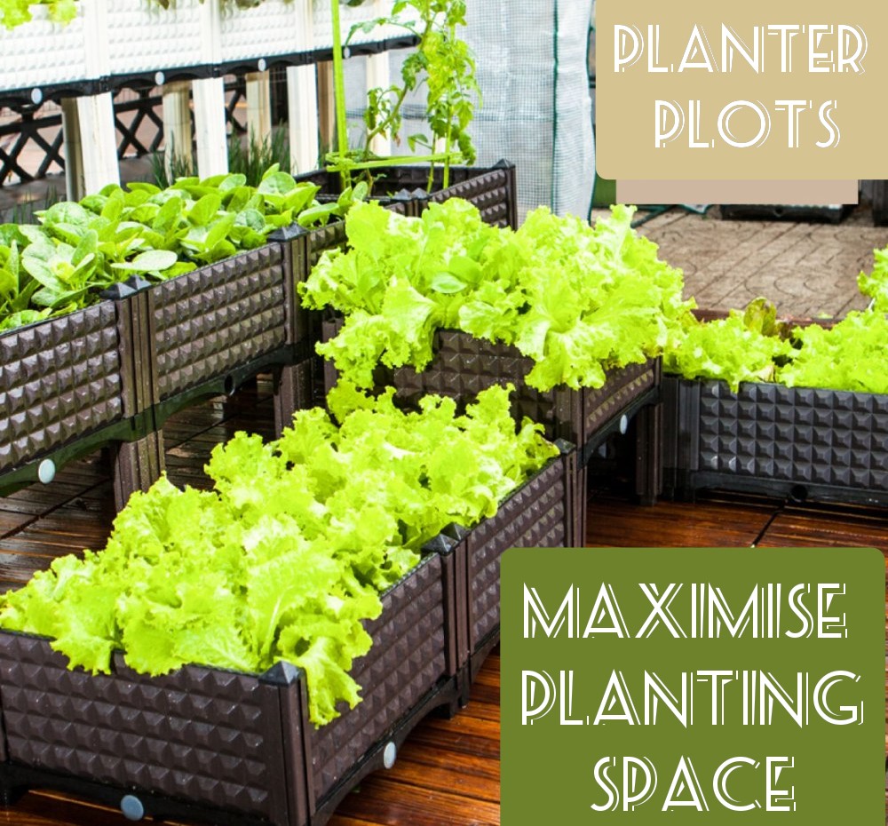 Urban Planter Plot Grow Box [Grow vegetables, herbs & fruits ...