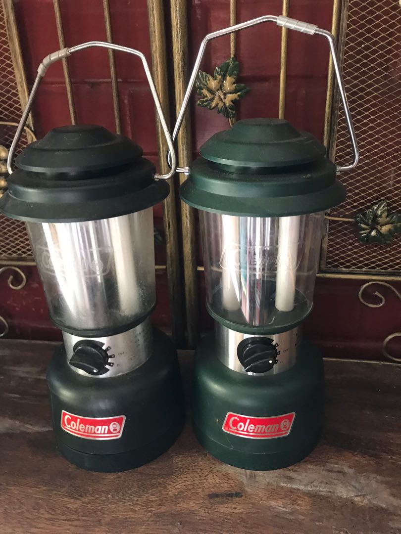 Vintage Coleman Table Lamp for 2, Furniture & Home Living, Home Improvement & Organization ...