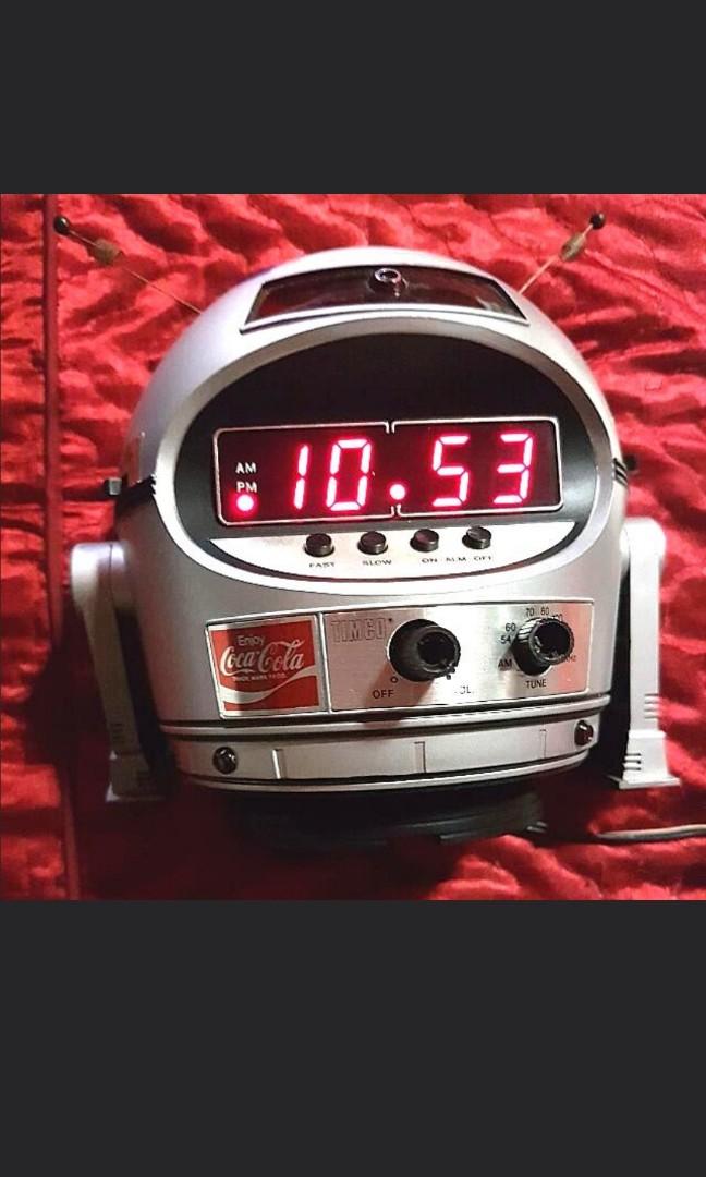 Vintage timco coca cola creature 1 clock radio, Hobbies & Toys ...