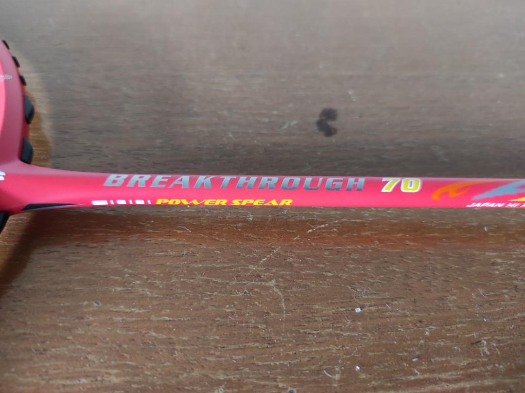 Yang Yang Breakthrough 70 badminton racquet racket, Sports Equipment ...