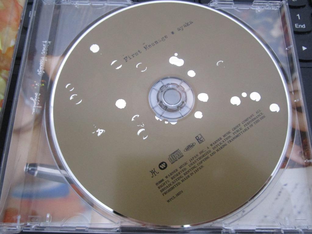 絢香 AYAKA - First Message 日版 首張個人大碟, 興趣及遊戲, 收藏品及紀念品, 明星周邊 - Carousell