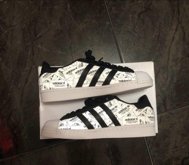 Adidas Originals Superstar “Label Collage”, Men's Fashion, Footwear ...