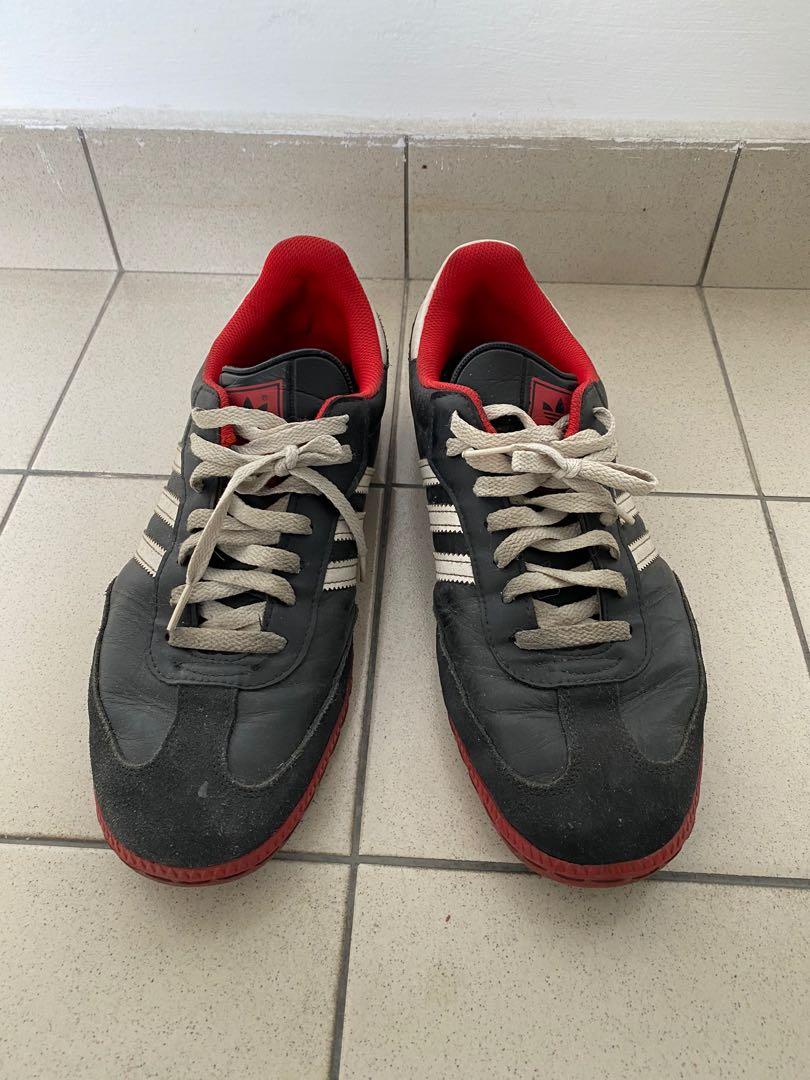 Adidas Samba (Red Edition), Men's Fashion, Footwear, Sneakers on Carousell