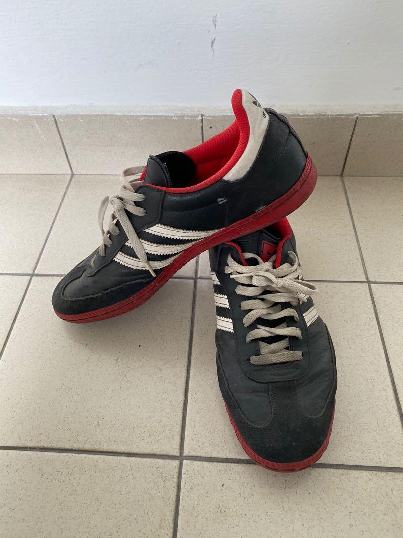 Adidas Samba (Red Edition), Men's Fashion, Footwear, Sneakers on Carousell