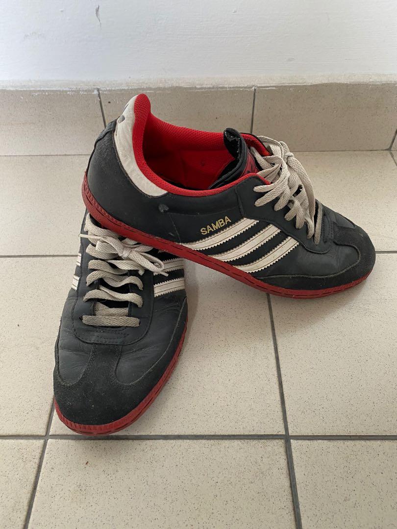 Adidas Samba (Red Edition), Men's Fashion, Footwear, Sneakers on Carousell