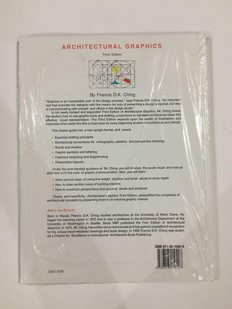 Architectural Graphics Third Edition by Francis D.K. Ching, Hobbies ...