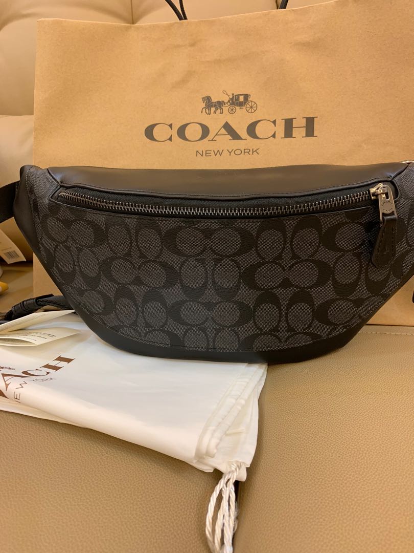 Authentic coach 78777 men belt bag chest bag crossbody, Luxury, Bags ...