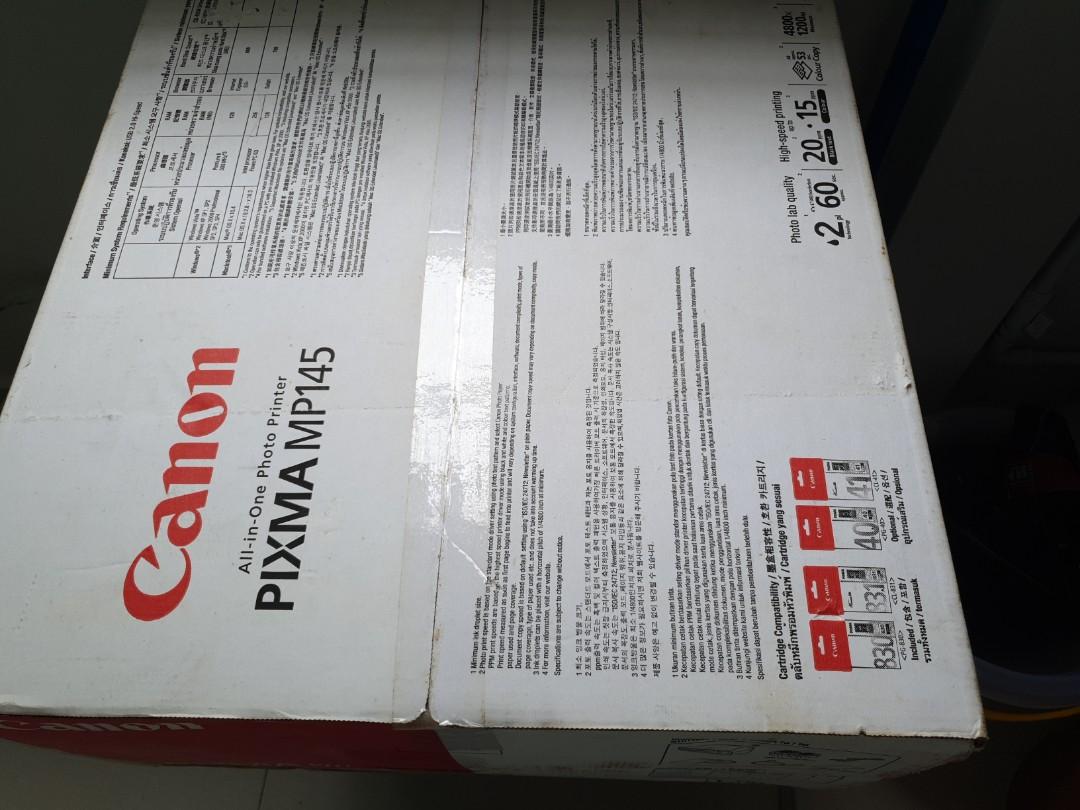 Canon PIXMA MP145 All in one Photo Printer, Computers & Tech, Printers ...