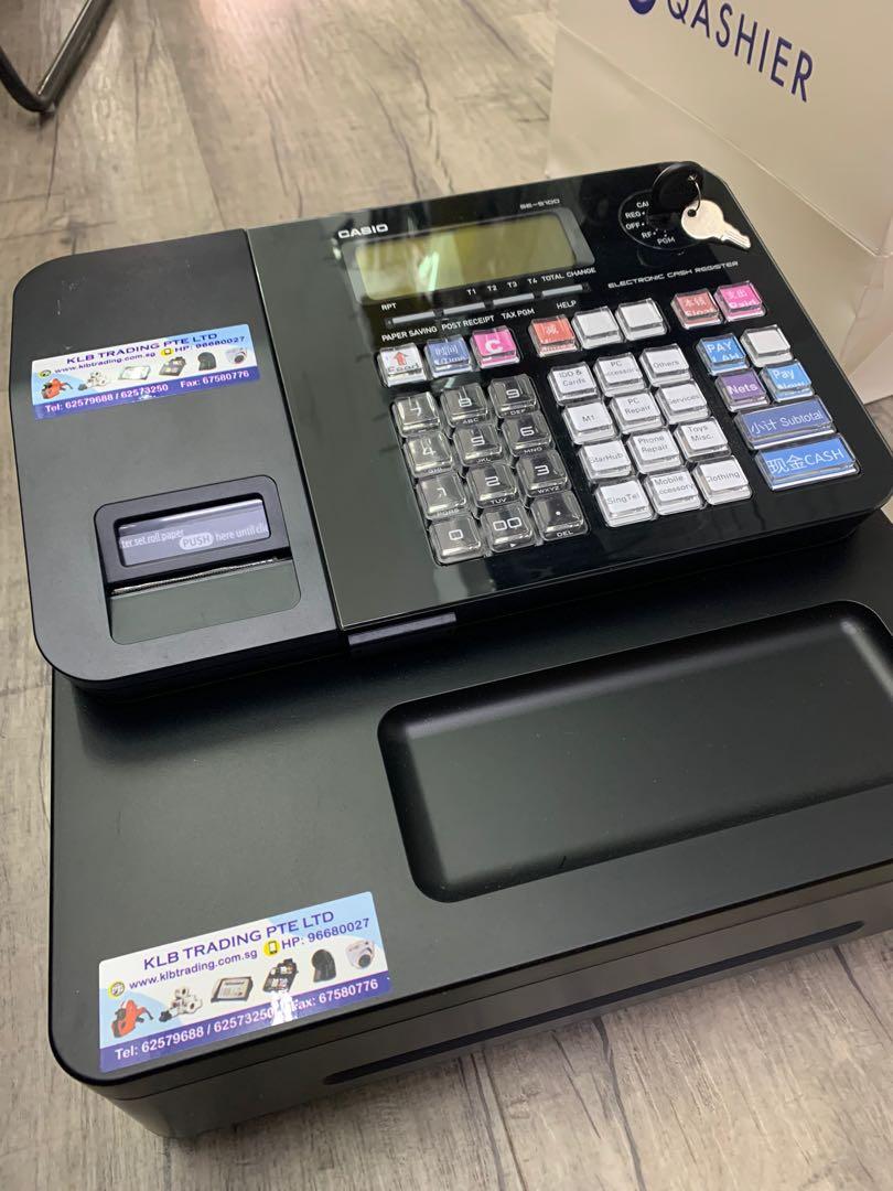 Casio Cash Register SE-S100 Cash Machine Electronic Cashier Machine ...