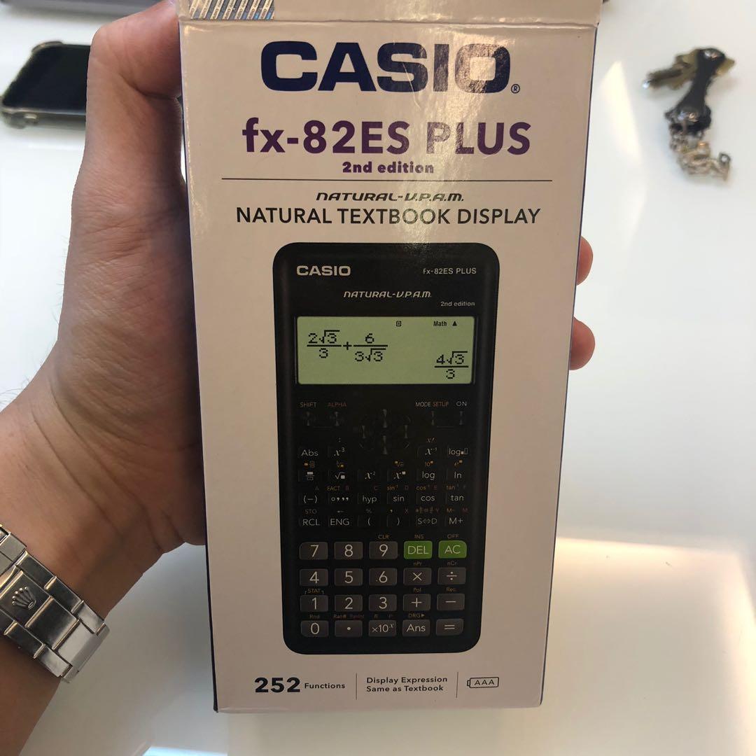 Casio fx-82ES Plus 2nd edition Scientific Calculator, Computers & Tech ...