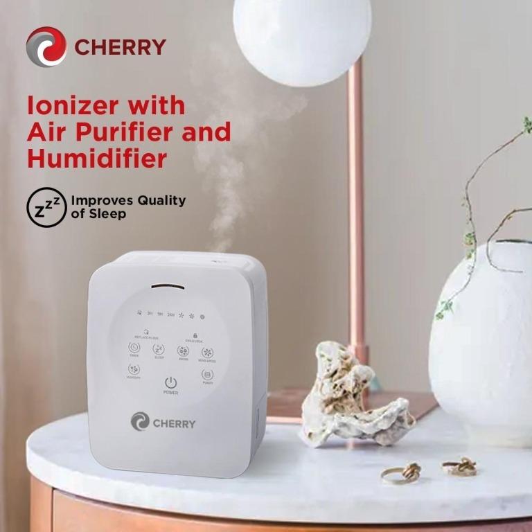 Cherry Ionizer with Air Purifier and Humidifier 3 in 1 4 Stage with ...