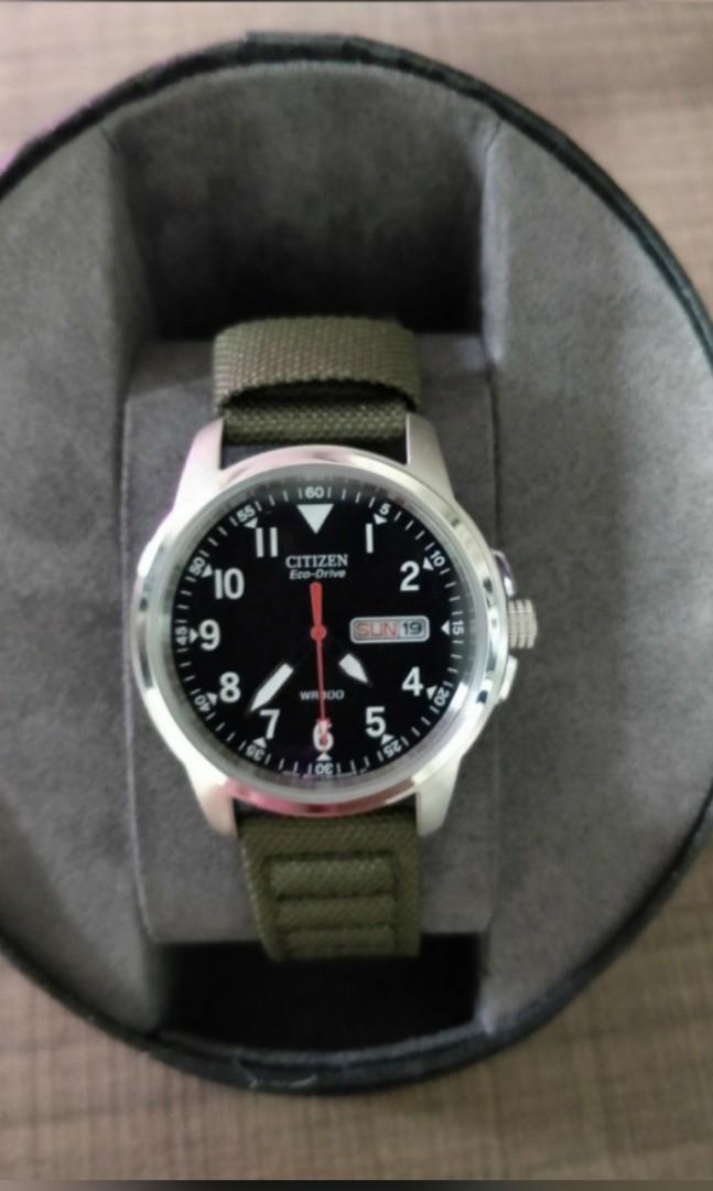 Citizen 37mm Eco-Drive field watch BM8180-03E, Mobile Phones & Gadgets ...