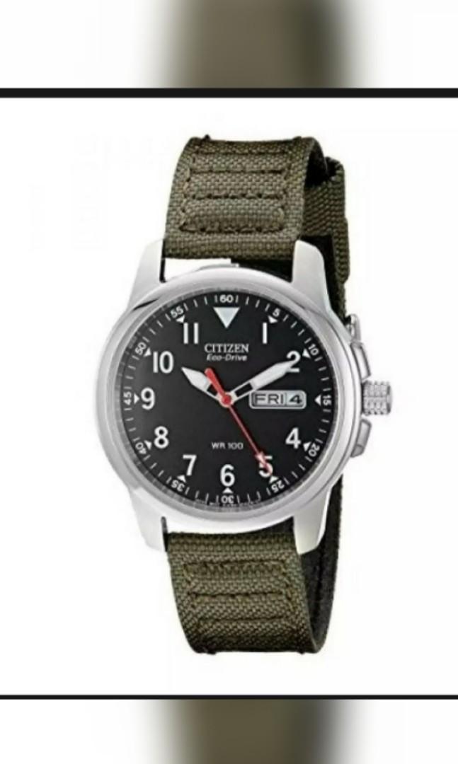 Citizen 37mm Eco-Drive field watch BM8180-03E, Mobile Phones & Gadgets ...
