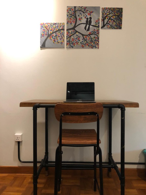 Custom Made Study Table, Furniture & Home Living, Furniture, Tables ...