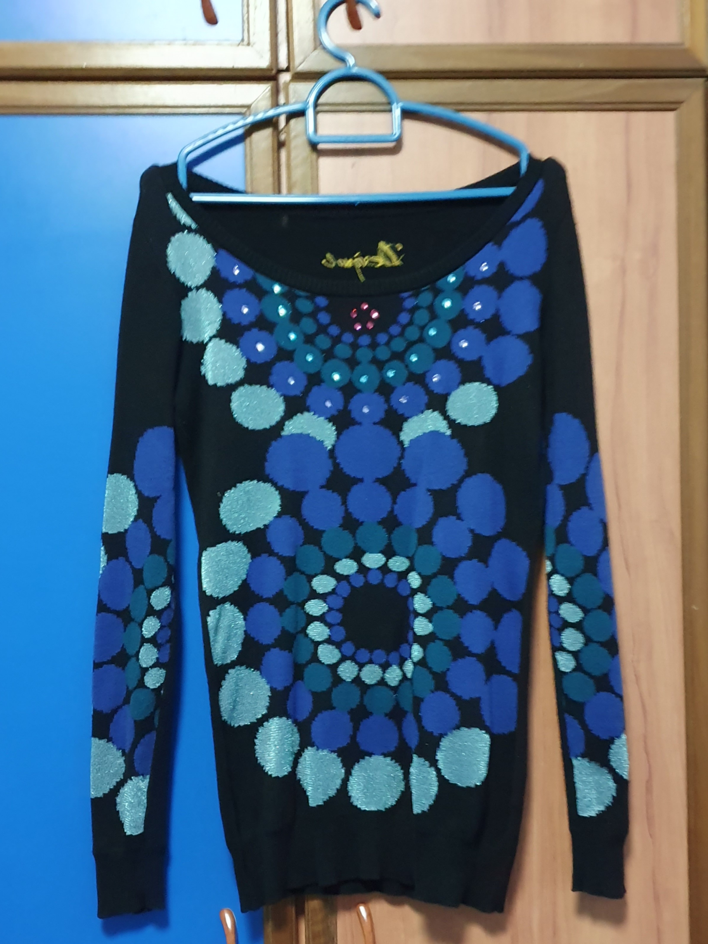 Desigual Long Sleeve Top, Women's Fashion, Tops, Blouses on Carousell
